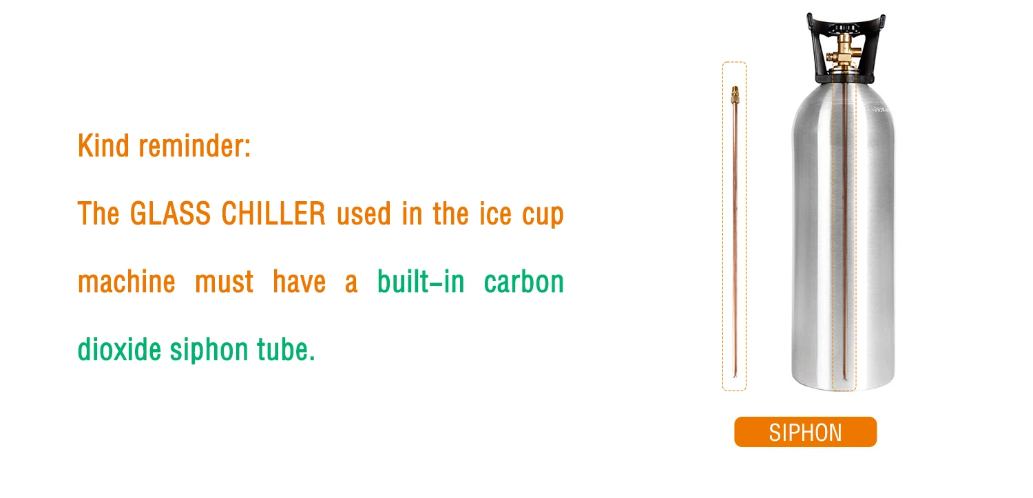 Desktop Commercial Whiskey Wine Beer Glass Cup CO2 Chiller