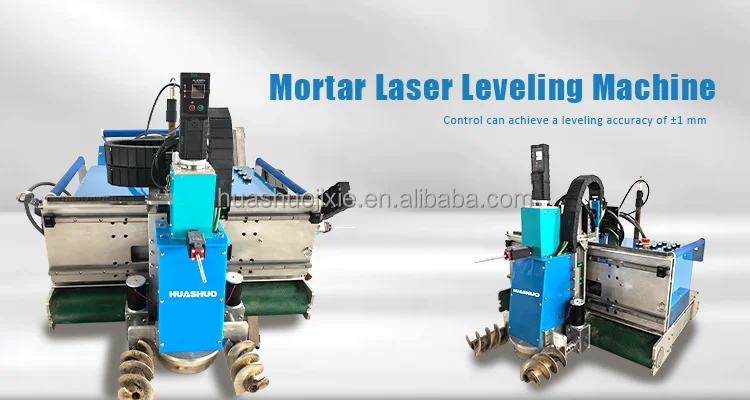 High Efficiency Land Leveling with Mortar Laser Leveling Machine