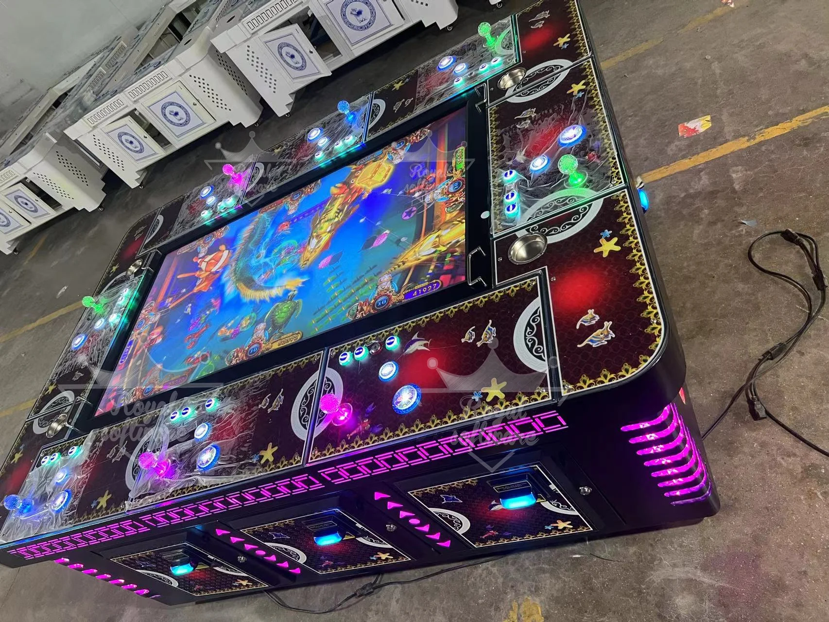 USA Market New IGS Arcade Fish Game Machine Golden Ocean Fish Game Kit Fish Cabinet Table ...