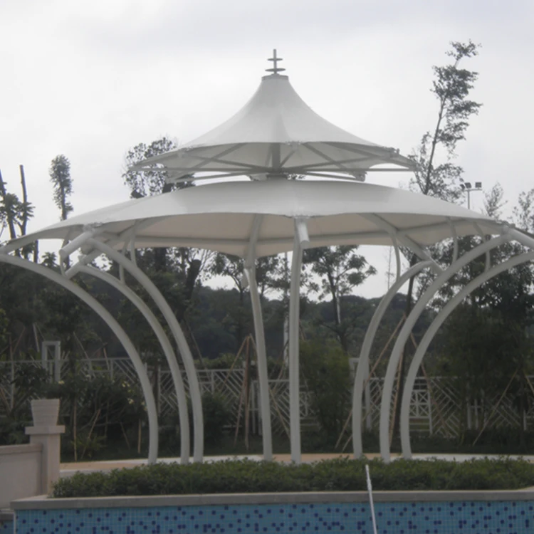 Modern Style Waterproof and Thermal Insulation Park Pavilion Membrane ...