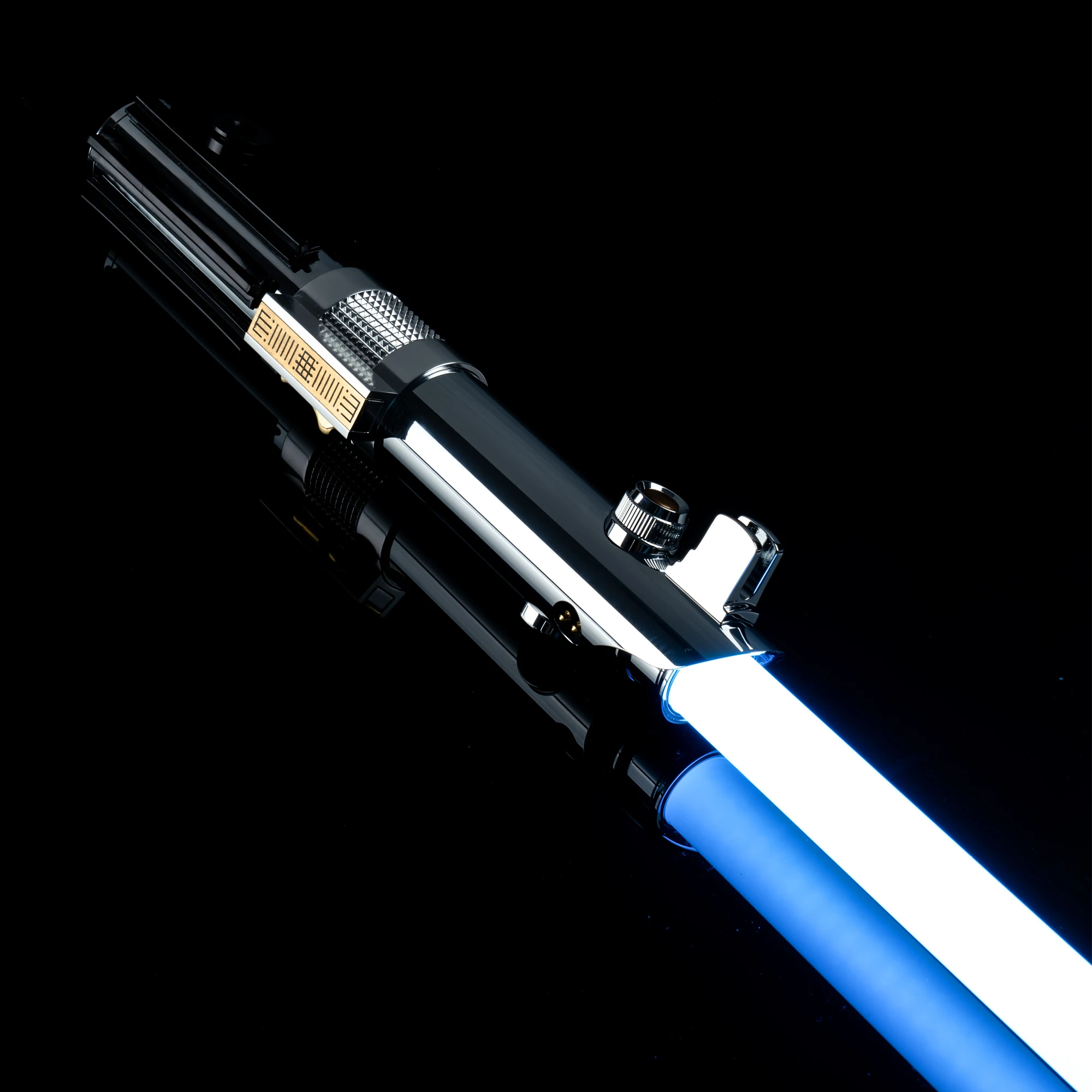 HL SABER Anakin Black/Silver Lightsaber Flashing Led Module Dueling ...