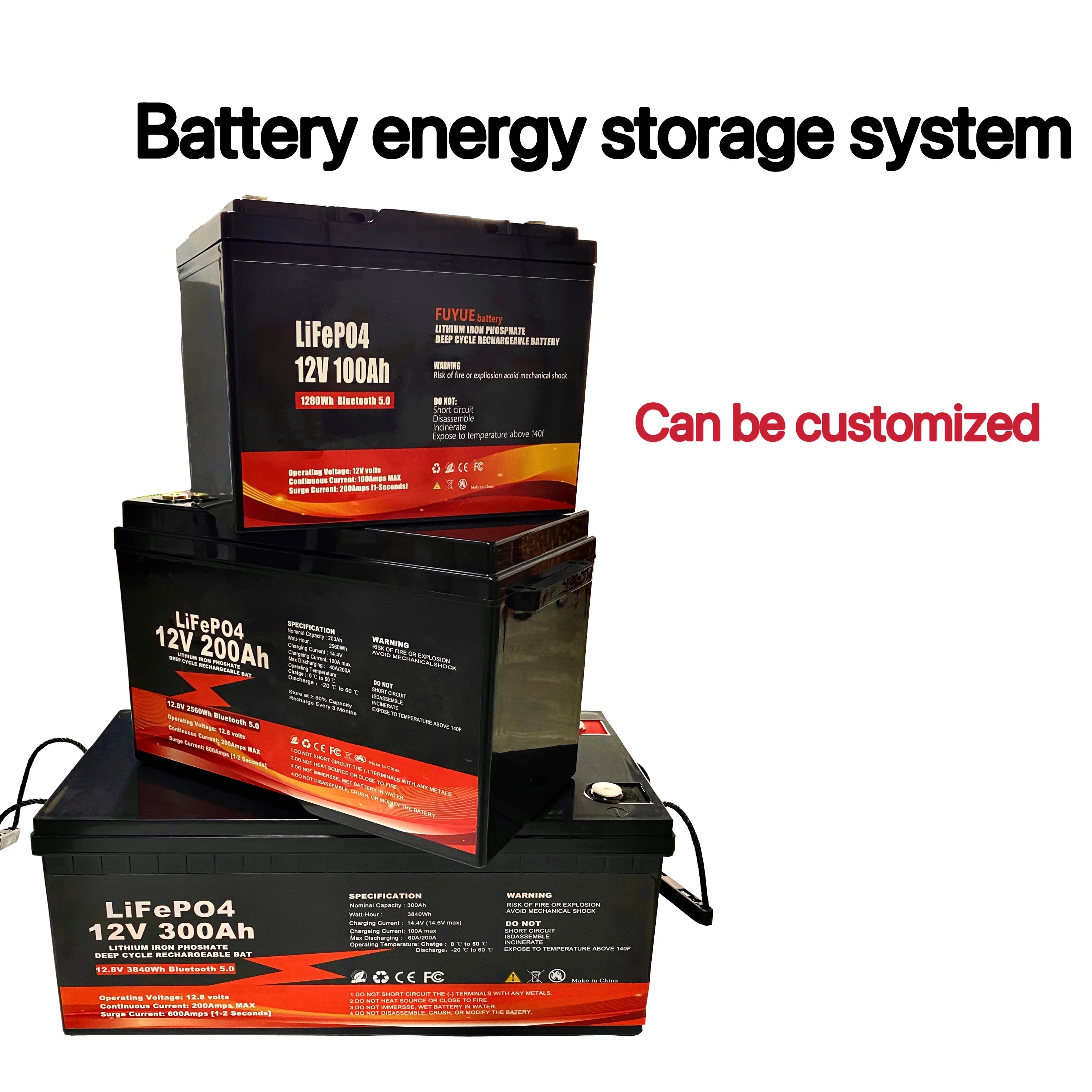 Smart BMS Included Lithium Ion Battery Pack 12V 24V
