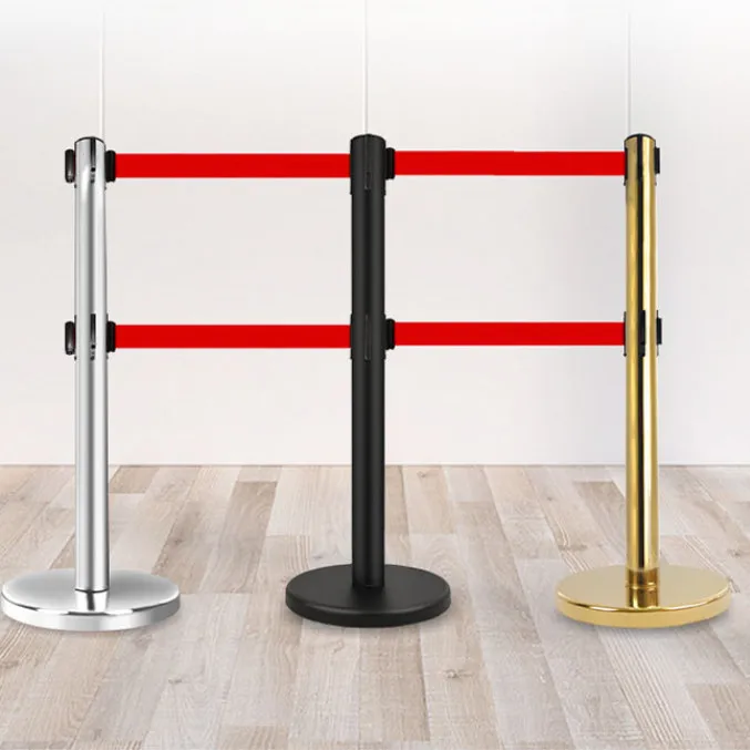 Retractable High Quality Stainless Steel Column Barricade Hotel ...