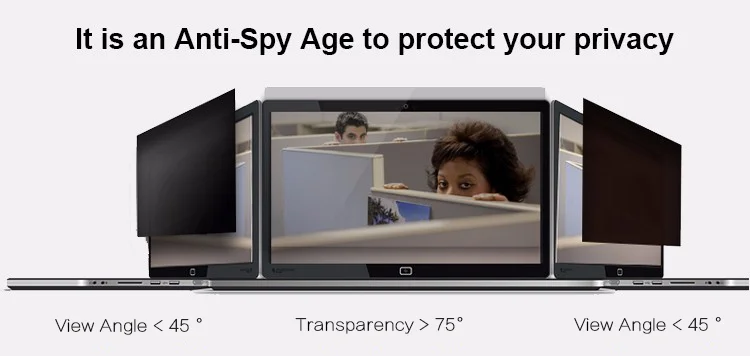 30 Degrees Anti Peeping ATM Privacy Filter for 14.2 Inch Screen