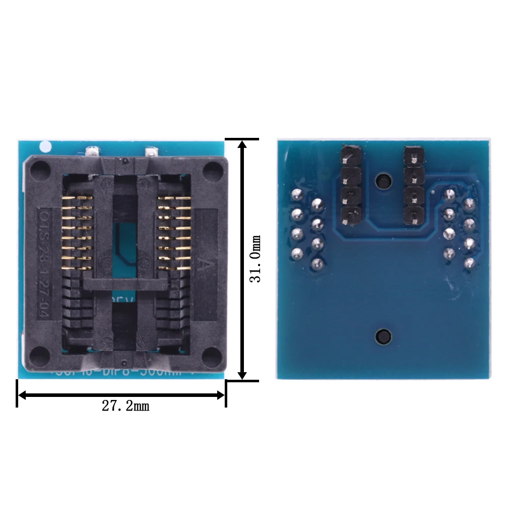 Sop16 To Dip8 Wide Body Seat Wide 150mil 200mil 208mil 300mil Programmer Sop8 Adapter Socket For