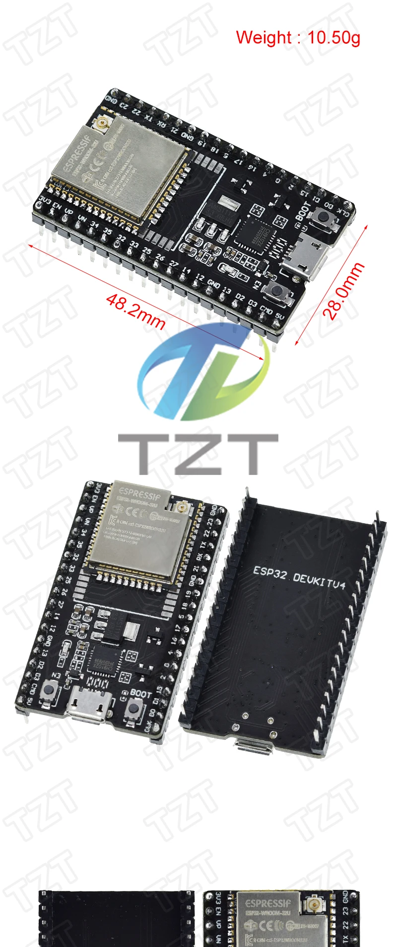 Tzt Esp32 Devkitc核心板esp32开发板esp32 Wroom 32u Wifi 蓝牙兼容物联网nodemcu 32 Ch9102x Buy Esp32 Devkitc 0849