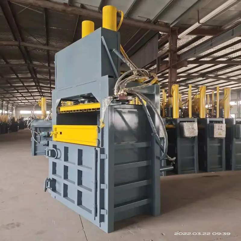 Hydraulic Carton Compress Baler Machine/cardboard Baling Press Machine ...