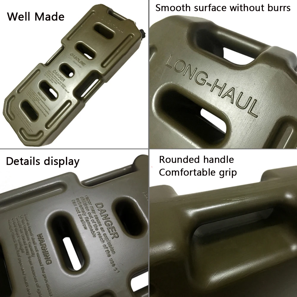 Multi-size Fuel Tanks - Durable Plastic Cans for Off-road