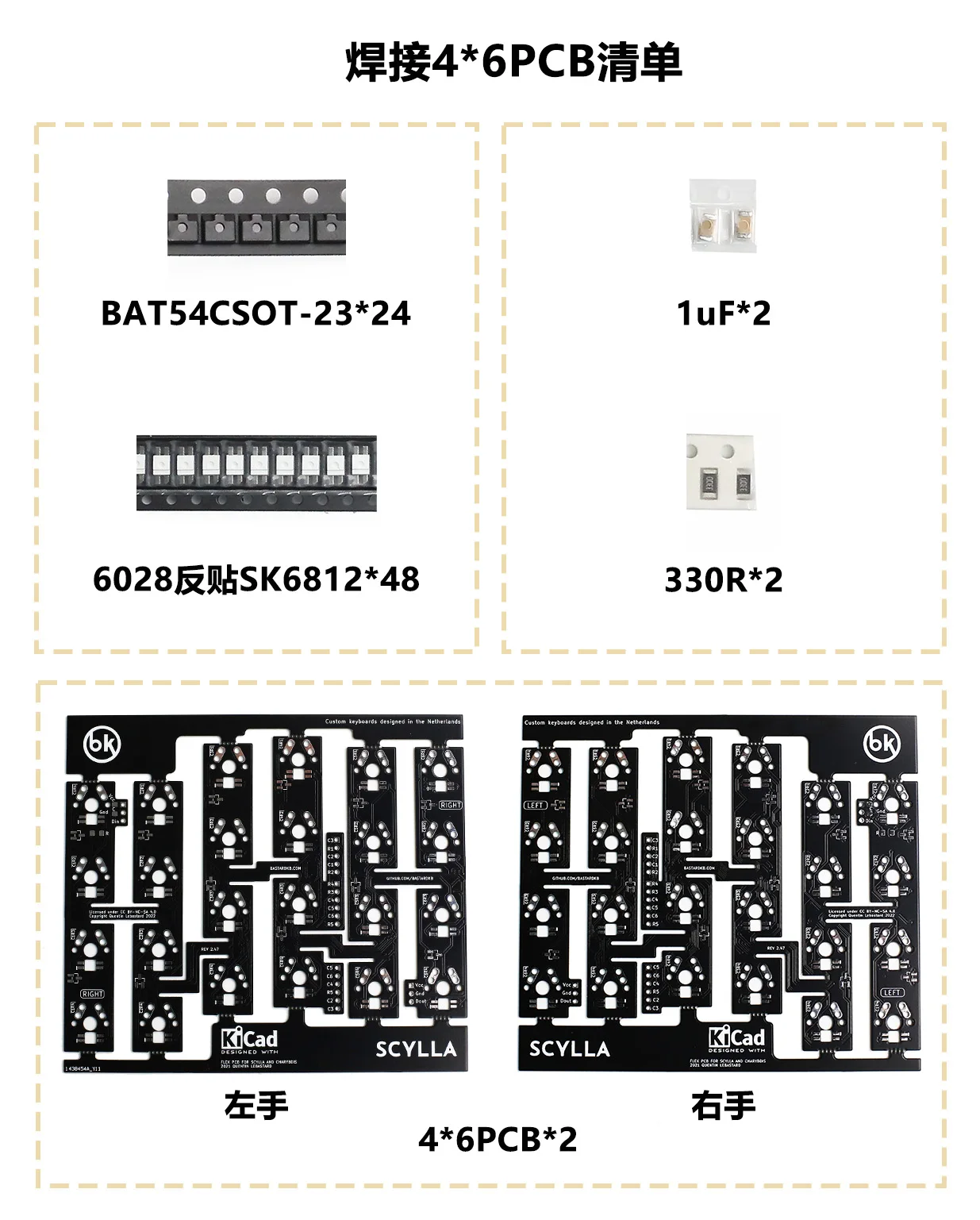Charybdis Open Source Split Keyboard Trackball RGB4*6