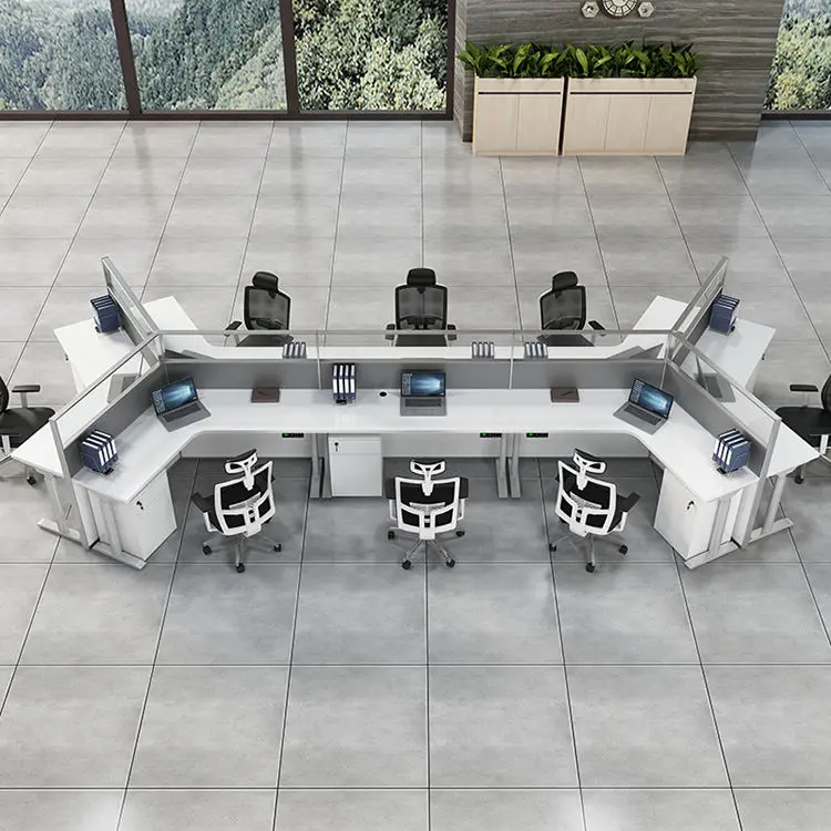 120 Degree Office Electric Height-adjustable Workstation High End ...