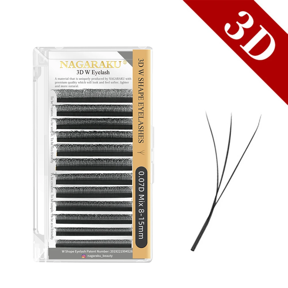 NAGARAKU 3D-6D W Shape Volume Eyelash Extensions