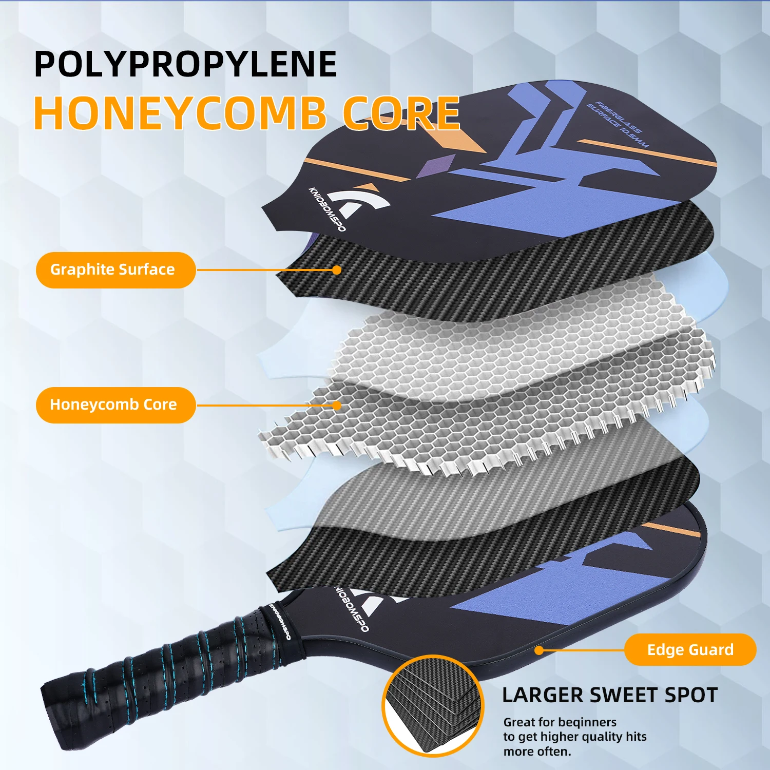 Professionally Designed And Customized Usapa Smooth Graphite Pickleball ...