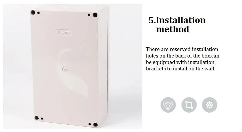 IP66 Outdoor Plastic Enclosure IP65 Waterproof ABS Plastic Electrical ...