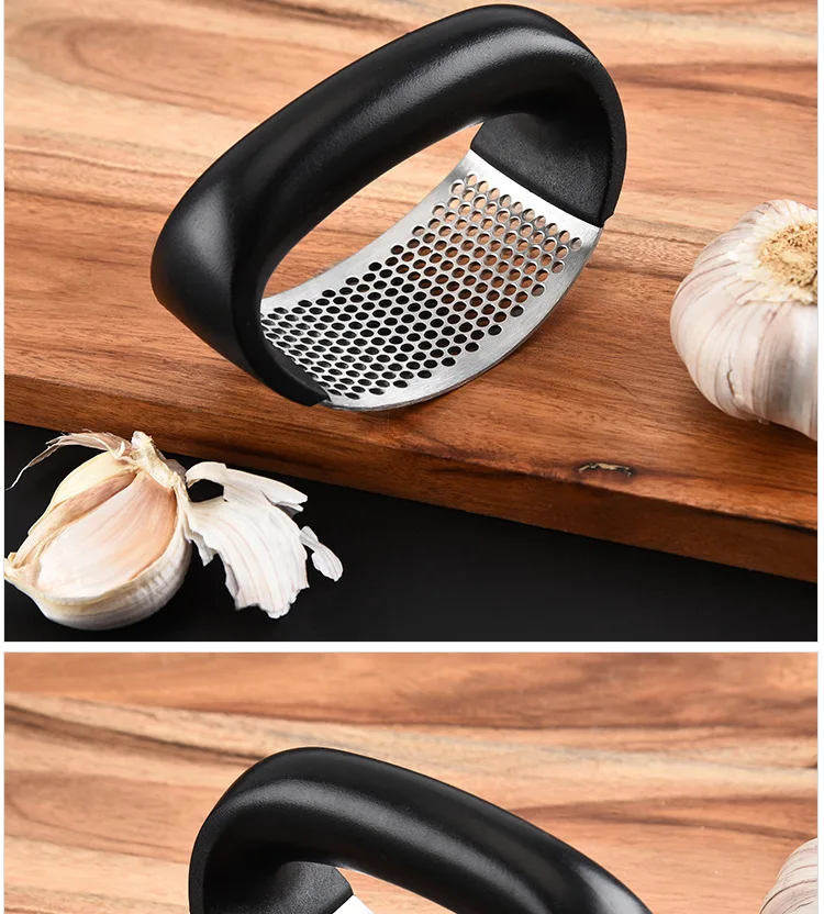 Stainless Steel Garlic Press Manual Garlic Mincer Chopping Tools Fruit ...