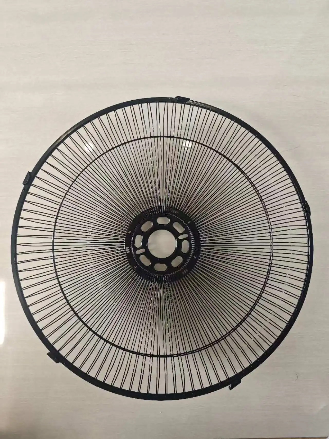 18/16 Inch Electric Fan Guard with Single Center Ring Front Rear Grills ...