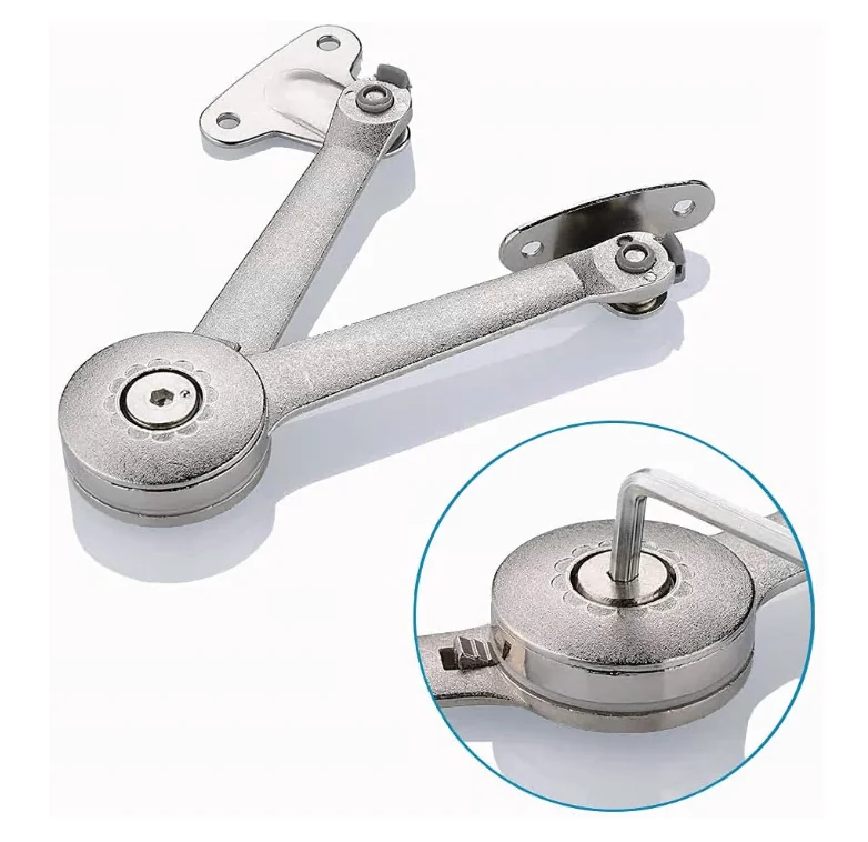 Lid Support Hinge with Soft Close, Adjustable Lift up Stay Support ...