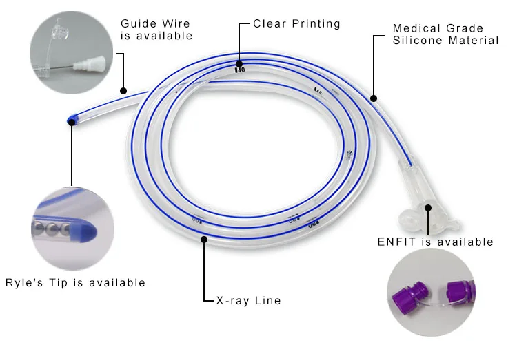Pediatric Silicone Feeding Nasogastric Stomach Tube Manufacturer ...
