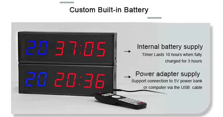 CHEETIE CP013 Portable LED Interval Timer for Home Gym