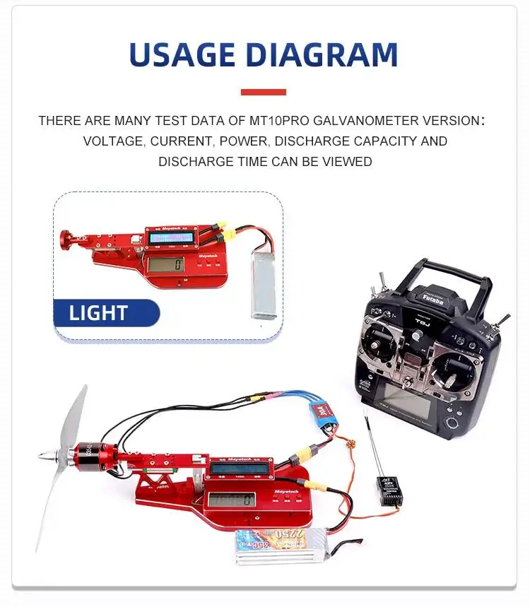 Mayatech Mt10pro Model Airplane Propeller High Precision Motor Tension ...