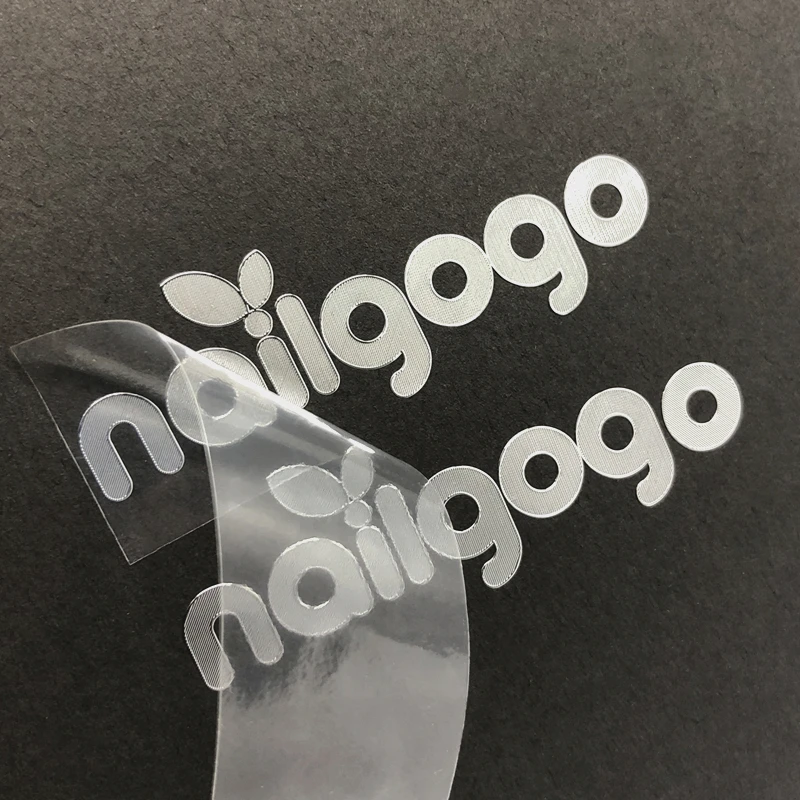 Custom Waterproof Electroplating Nickel Logo Stickers