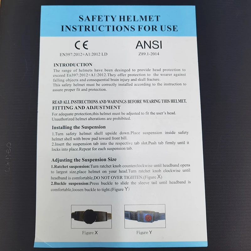 Black ANSI Rescue Safety Helmet Construction ABS Safety Helmet for Work ...
