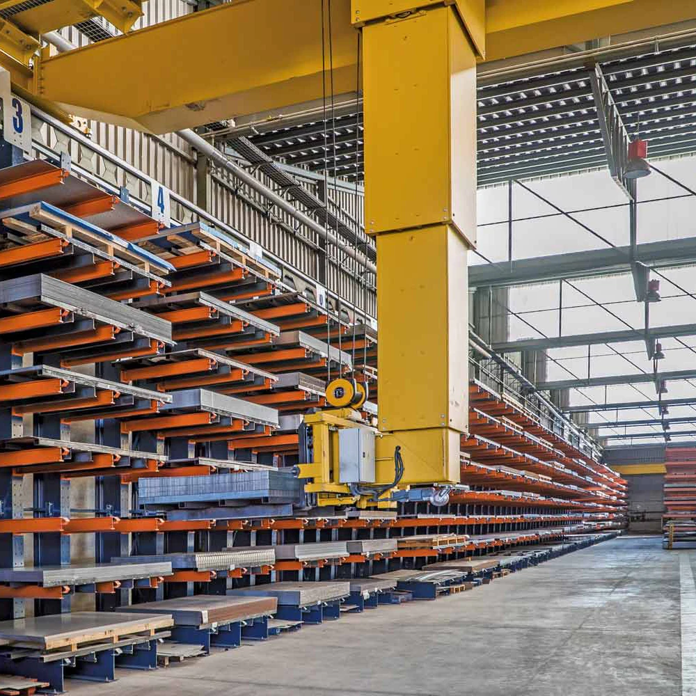 Industrial Racking System Steel Prefab Shelves For Warehouse Storage ...