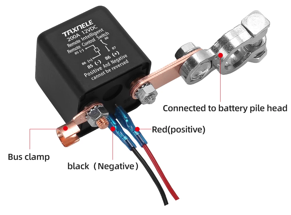 Universal Battery Switch Relay - Wireless Remote Control