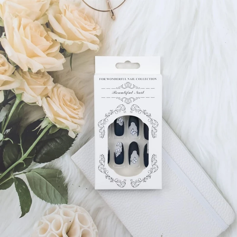 Custom Press On Nails Package Box Magnetic Artificial Fingernails ...