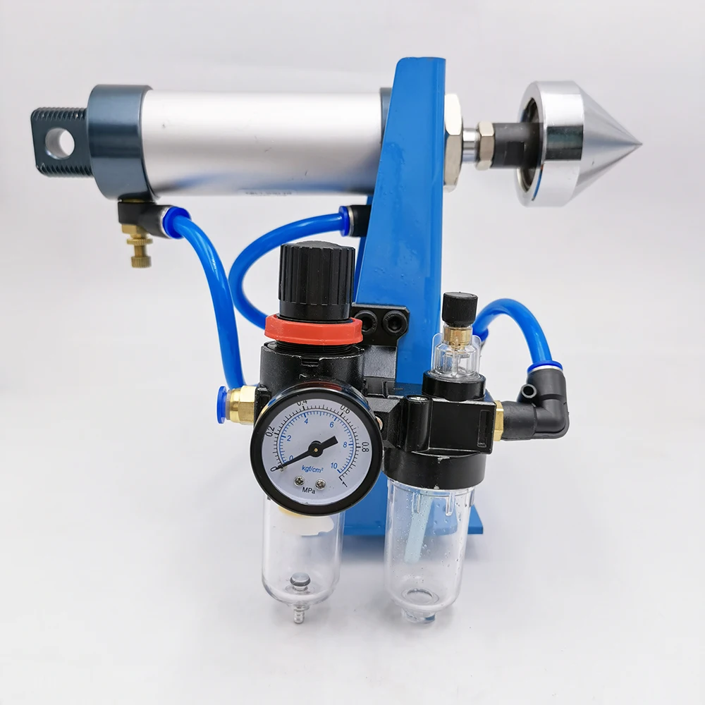 Pneumatic Tailstock Rotate Air Power Tip Assemble Jacking Device ...