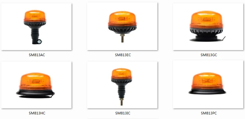 R65 LED Warning Beacon - Emergency Amber Lights for Safety