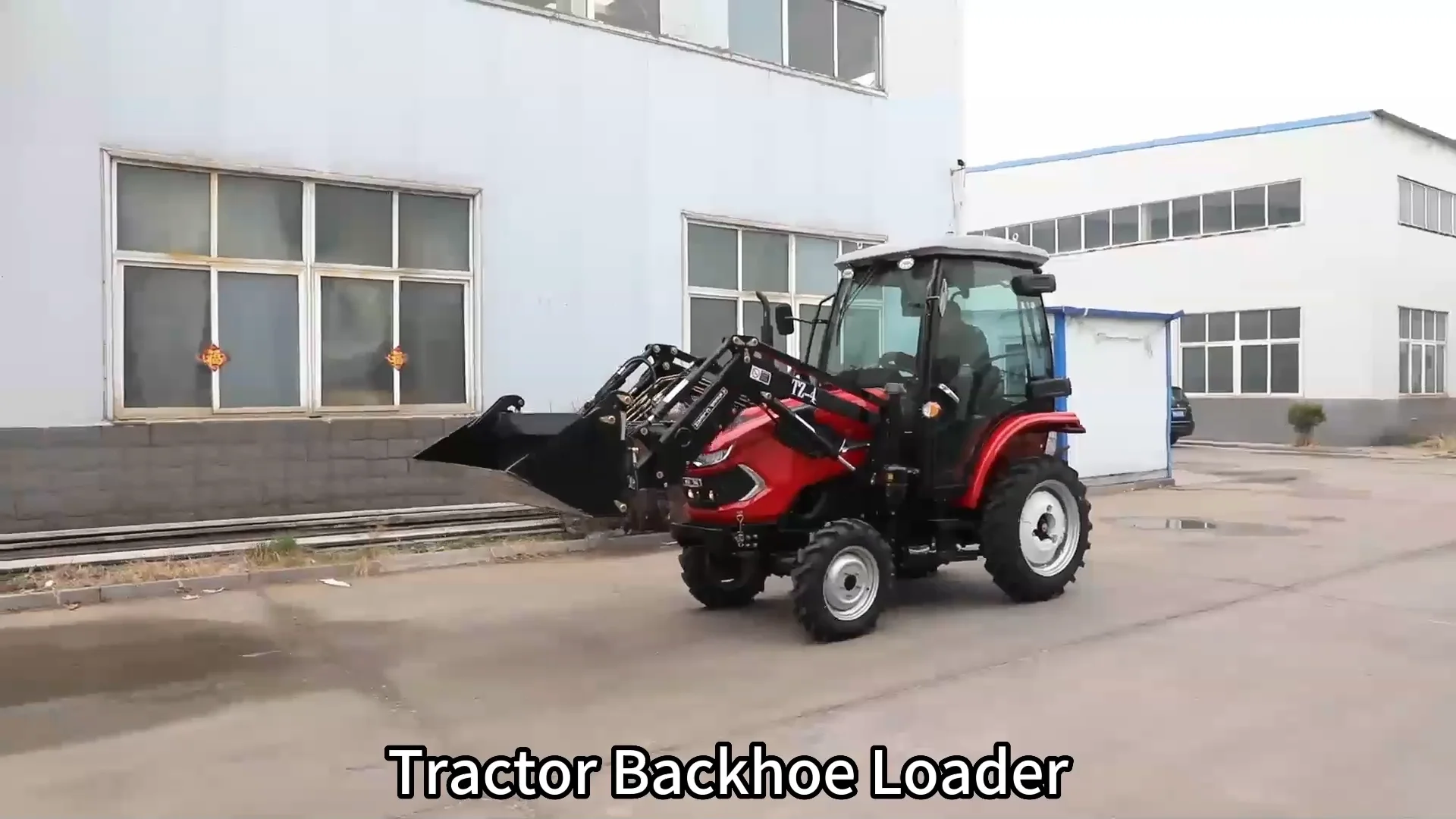 Saao Tractor Loader Backhoe 4x4 Mini Farm Tractor With Loader And ...