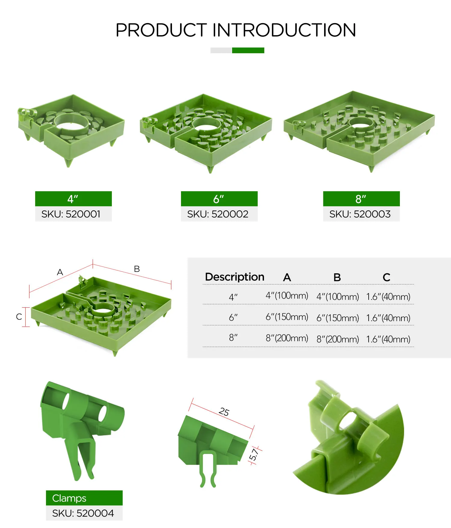 2024 6 Inch Hydroponics System Drip Irrigation Clip Automatic Drip ...