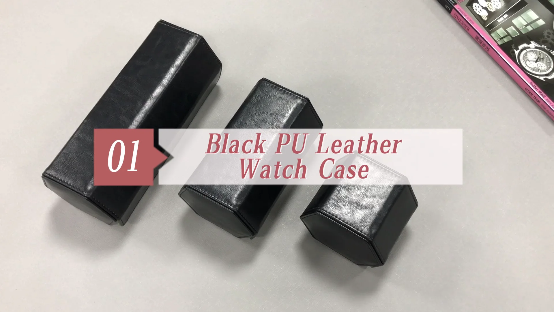 Durable Watch Boxes & Cases Hexagon Travel Watch Roll Case - Buy ...