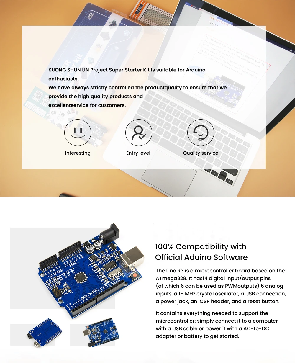 Robotlinking Starter Kit - Compatible with Arduino IDE