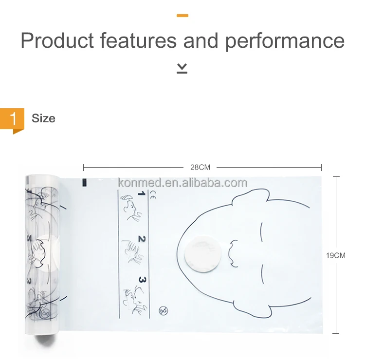 Cpr Mask In Roll Pvc Mask Easy To Use For First Aid Training Medical ...