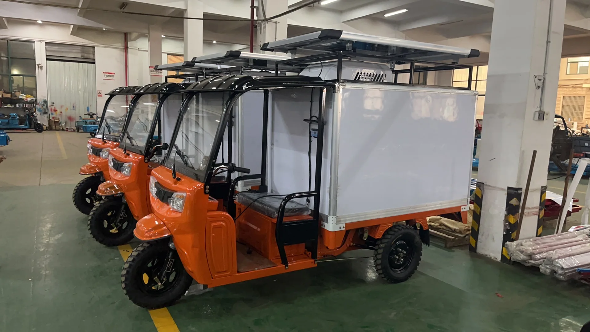 Changli Delivery Electric Tricycle 60v 1000w Closed 3-Wheel Cargo Food ...