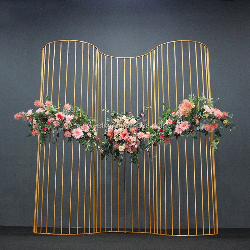 Godd Quality Wedding Stage Decoration Wedding Metal Backdrop Arch For ...