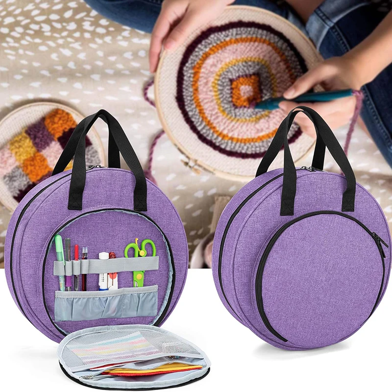 Portable Carrying Bag for Cross Stitch Tools Kits Supplies Storage Tote ...