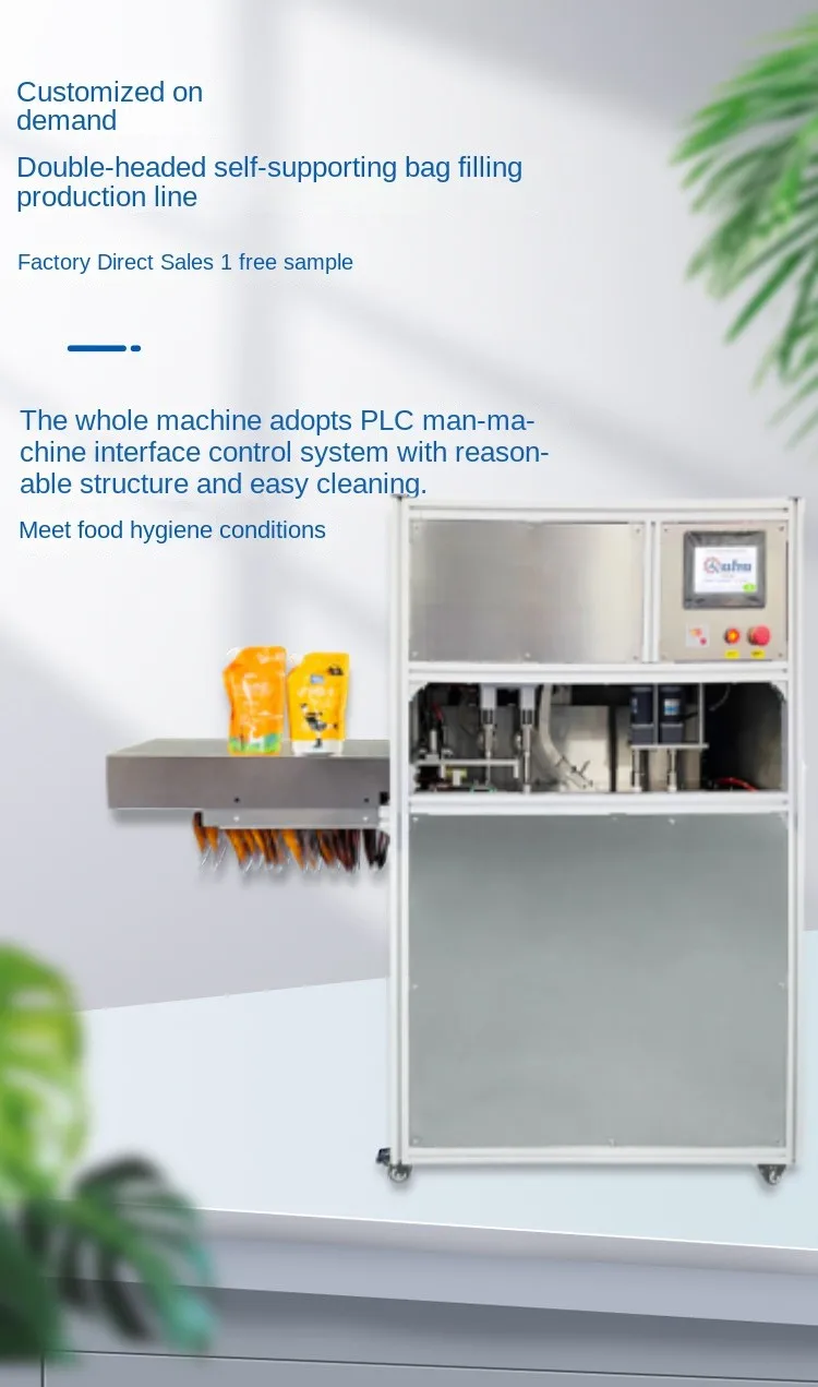 Fillinmachine Automatic Stand Up Pouch Doypack Filling And Sealing ...