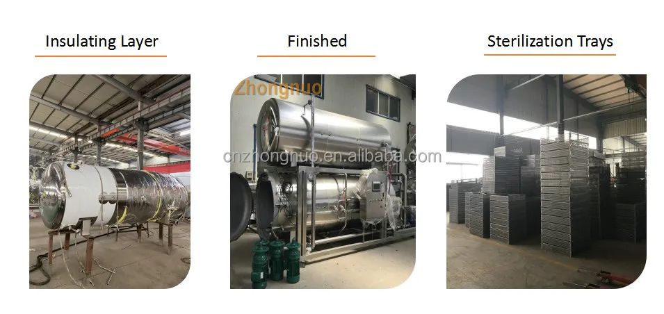 Steam Automatic Autoclave Sterilization Retort Machine for Canned Food ...