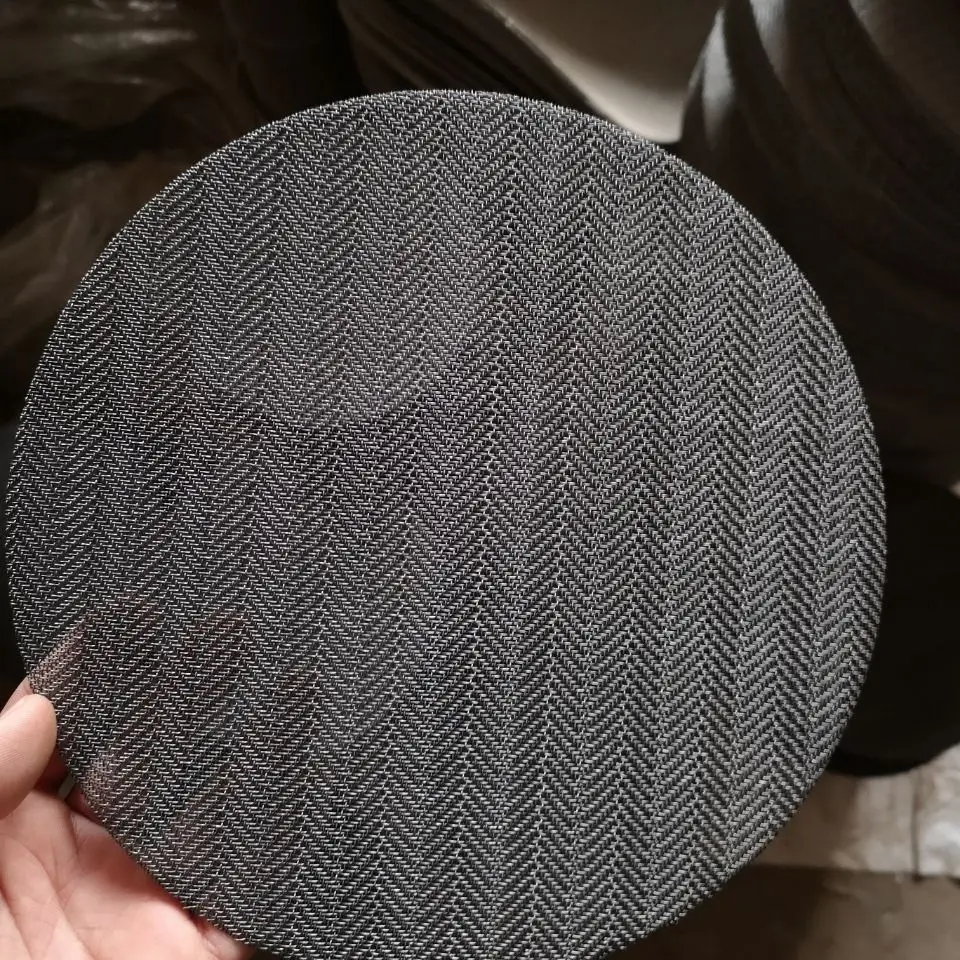 Smooth Edge Stainless Steel Wire Mesh Extruder Screen Packs