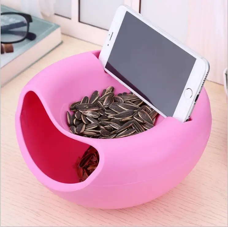 Korean Version Of Creative Lazy Fruit Bowl / Melon Seed Cell Phone Flat ...