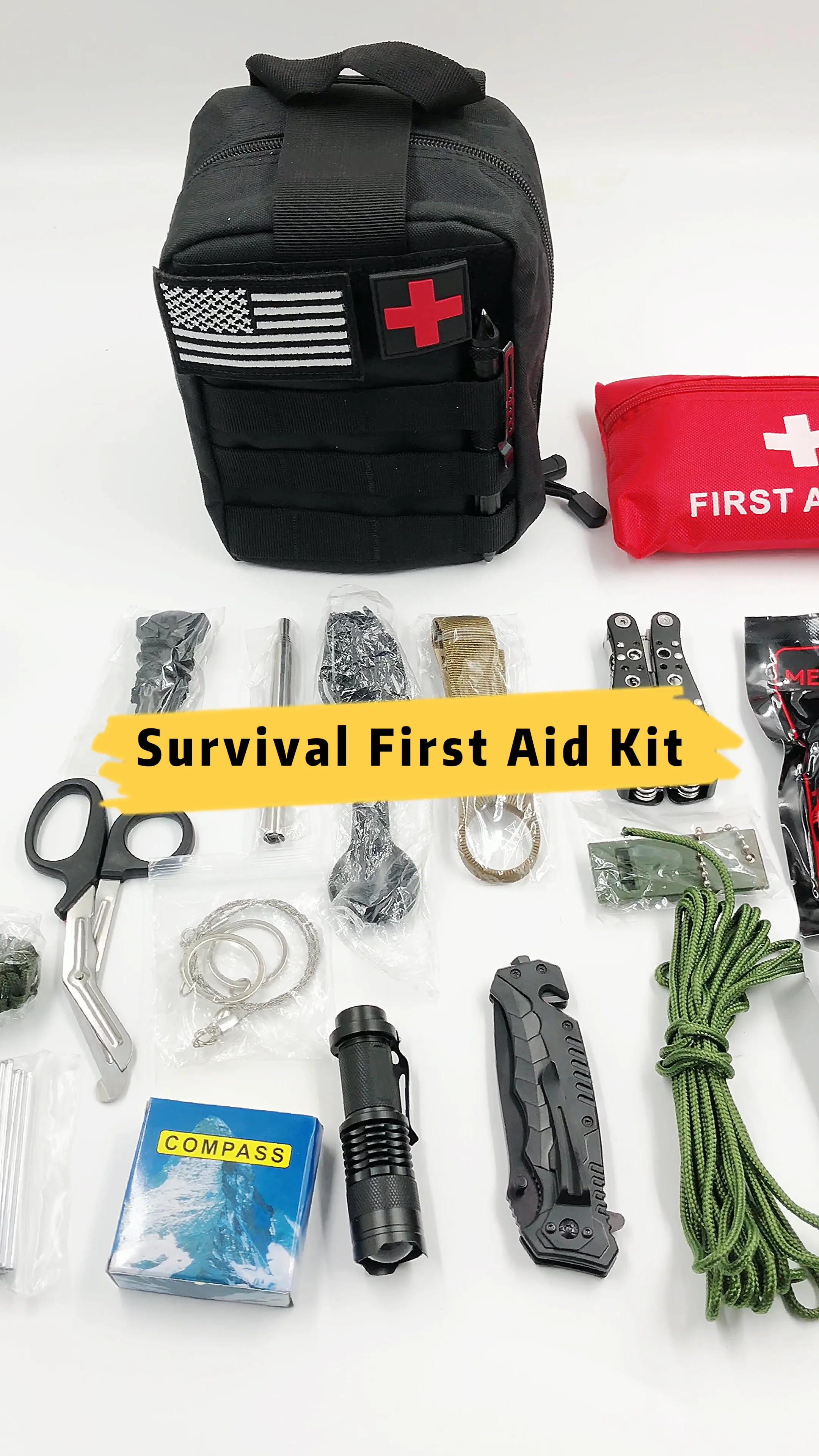 Jc-69 Tactical First Aid Kit Bag Outdoor Survival Emergency Kit ...