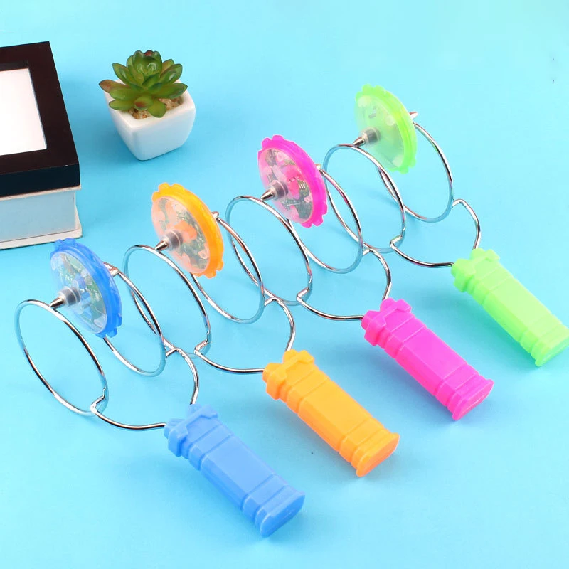 Kids Light-up Magnetic Yoyo Gyro Wheel Toys Magic Spinning Top Led ...