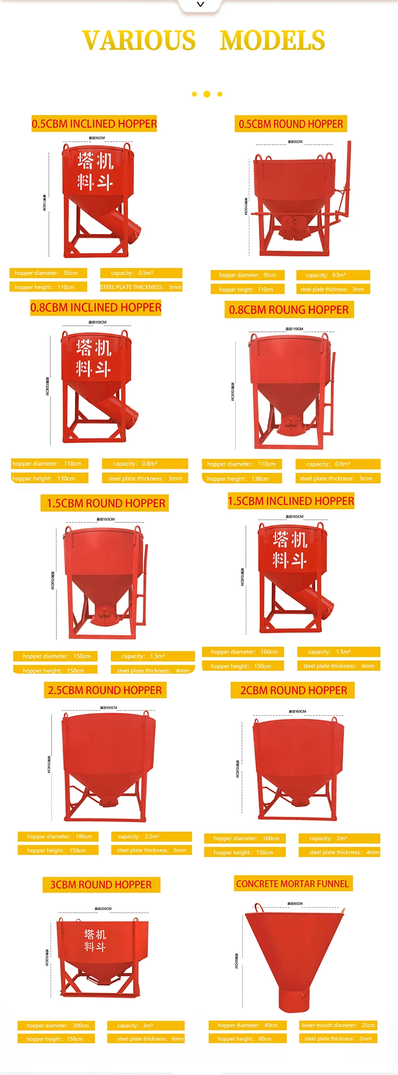 Tatooine Tower Crane Hopper - Efficient Concrete Solutions