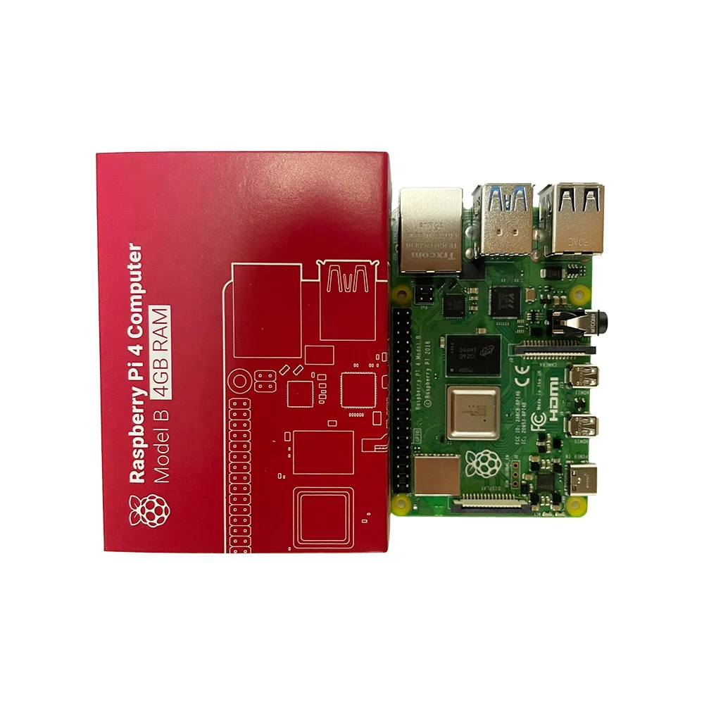 Raspberry Pi Model Pi4 4b 1gb 2gb 4gb 8gb Ram Starter Kit Board 1g 2g 4g 8g Pi 4 B Computer Mini