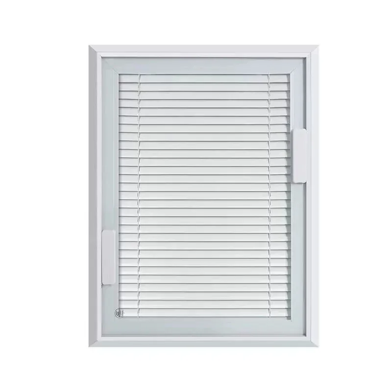 Electric Magnetic Control Single Glass Louver Curtain With Tempered ...