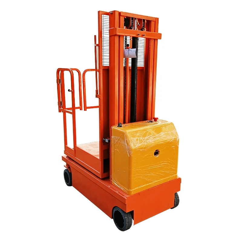 Warehouse order picker 2.7m 3m 4.5 m movable high lifting machine cheap ...