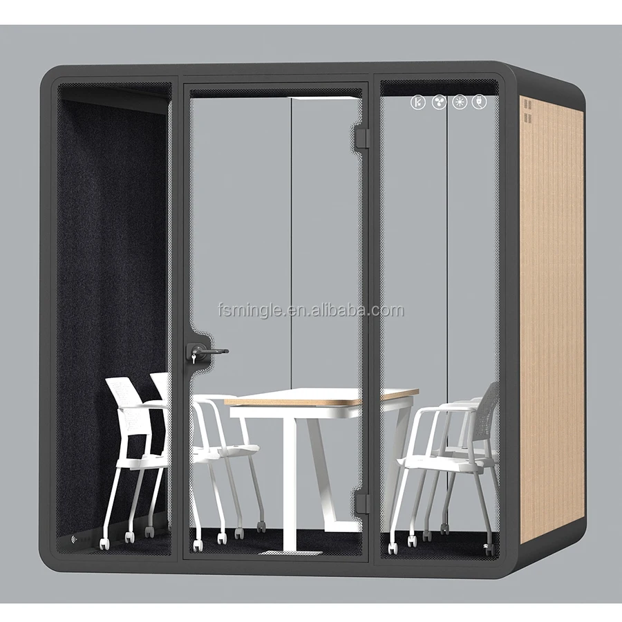 Office Private Meeting Booth Acoustic Phone Pod Oem Booth For Public ...