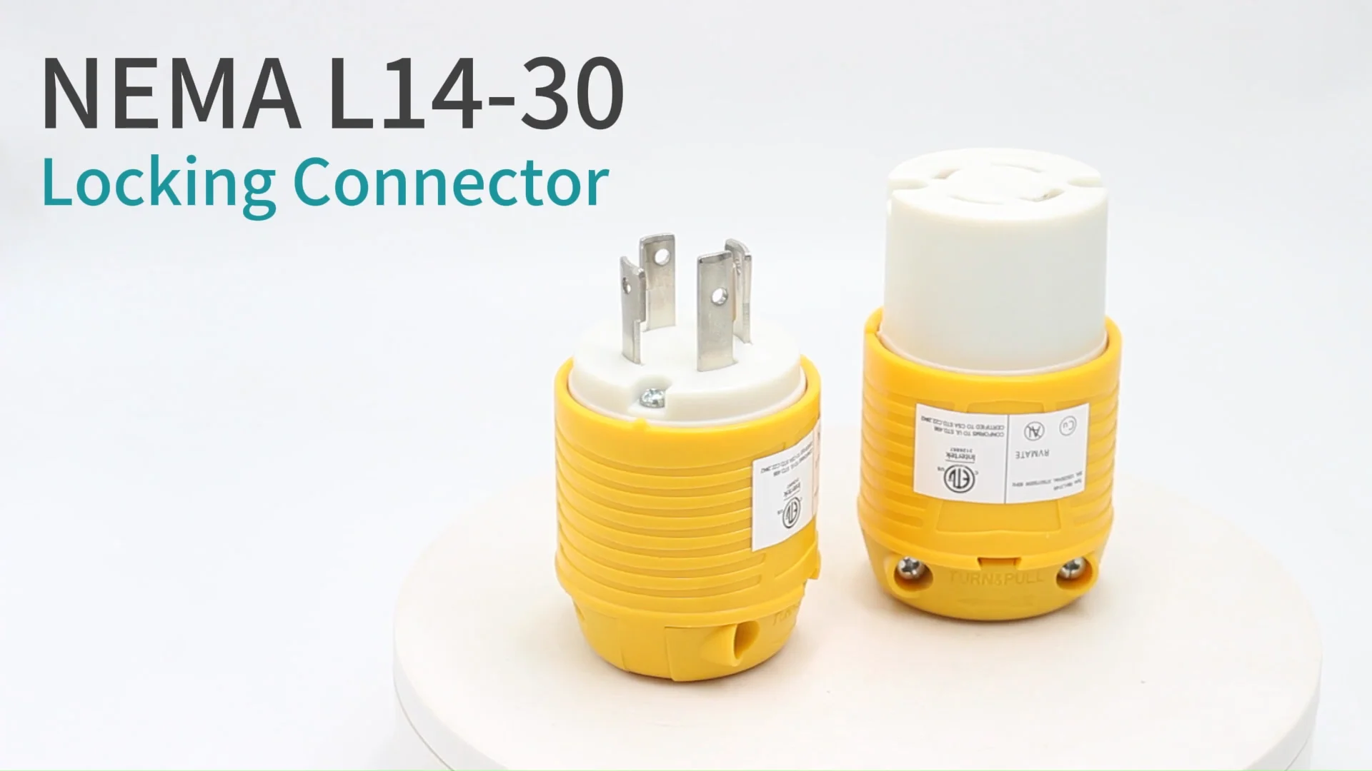 30a 125v Nema L14-30r Twist Lock Male Plug Replacement Male Plug - Buy ...